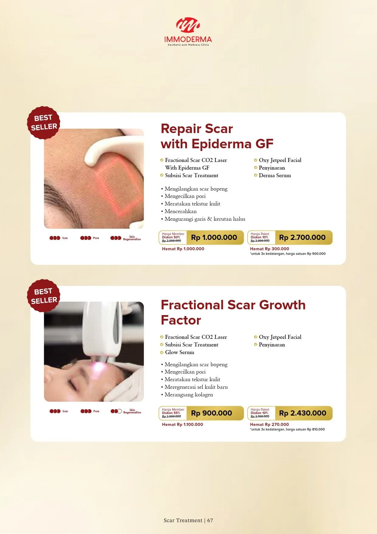 Repair Scar with Epiderma GF – Immoderma